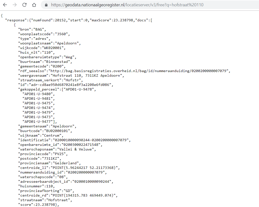 PDOK locatieserver - PDOK